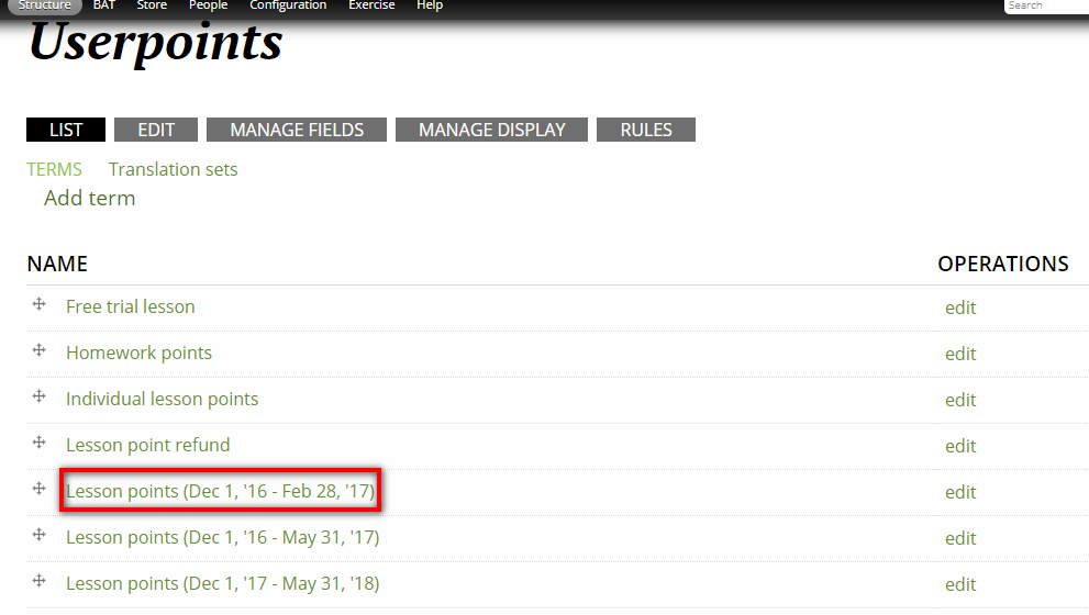 Adding corporate points | The English Farm
